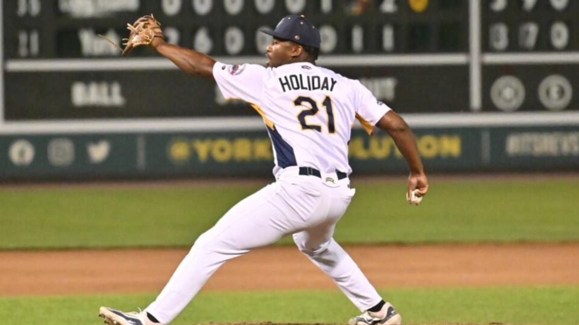 York Revolution pitcher Aaron Holliday has contract purchased by St ...