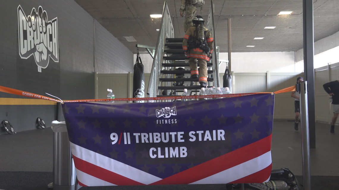 Harrisburg gym holds stair climb event in remembrance of 9/11 | fox43.com