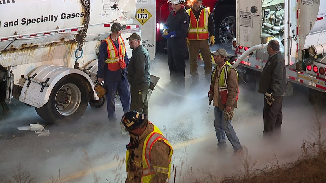 Tanker carrying liquid oxygen crashes & shuts down I-83 in Southern ...