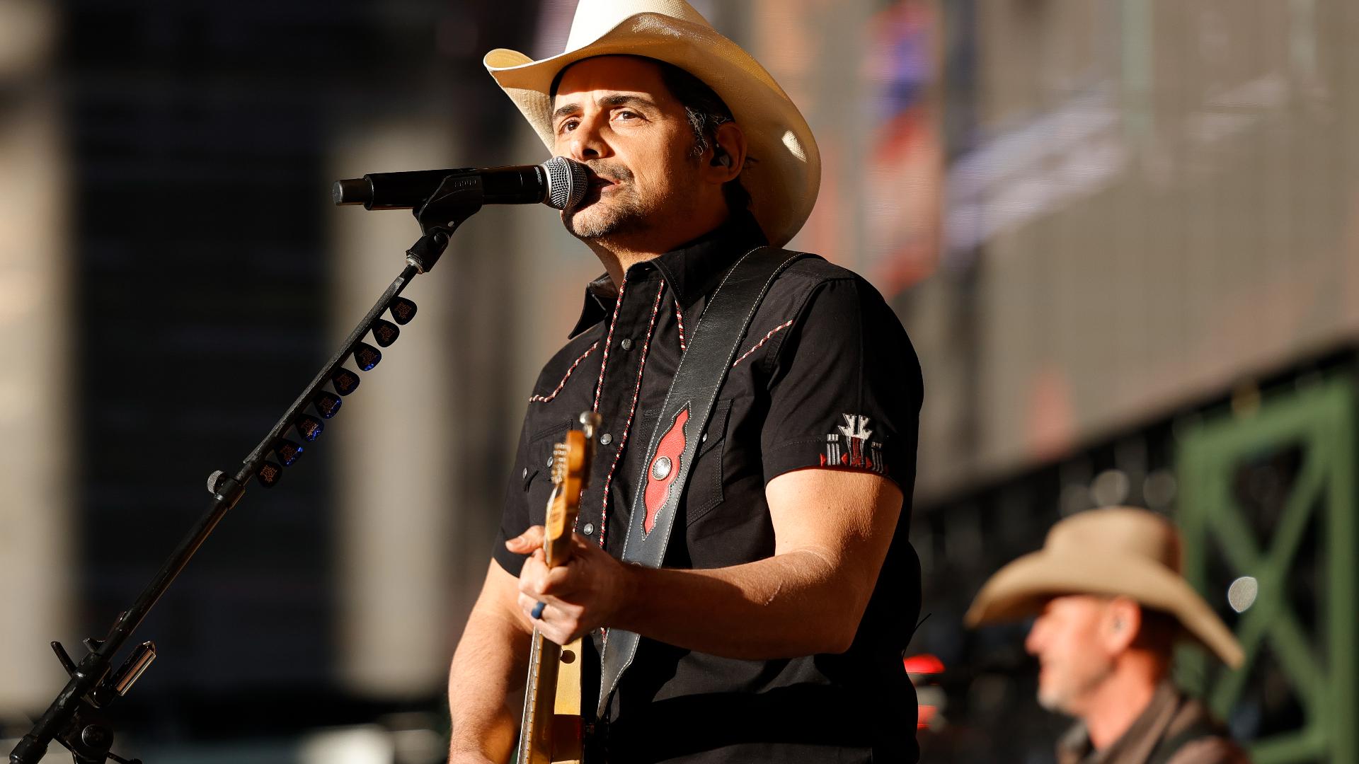 Country star Brad Paisley will join The Band Perry and Tyler Nance for ...