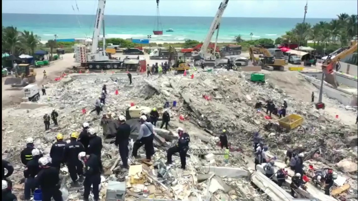 Pennsylvania 'Task Force One' in Surfside looking for remaining 14 ...