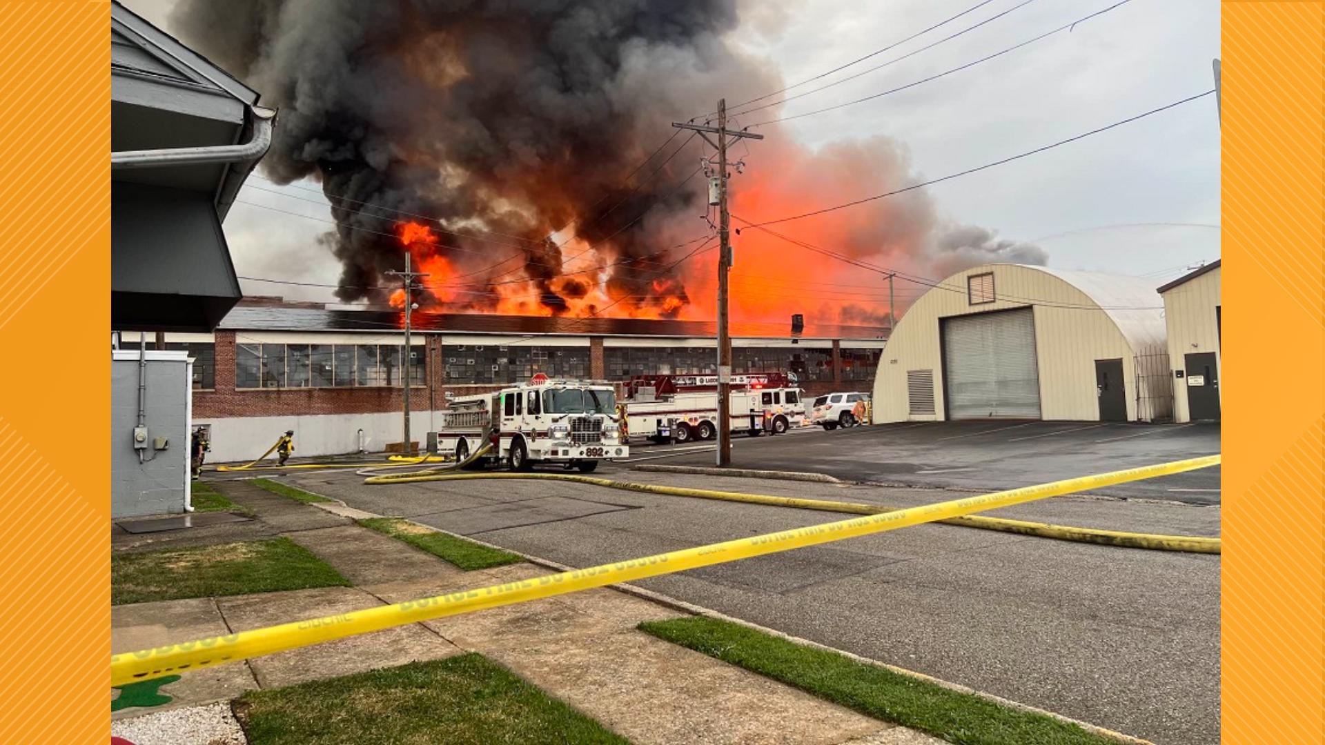 Massive fire reported in York County | fox43.com