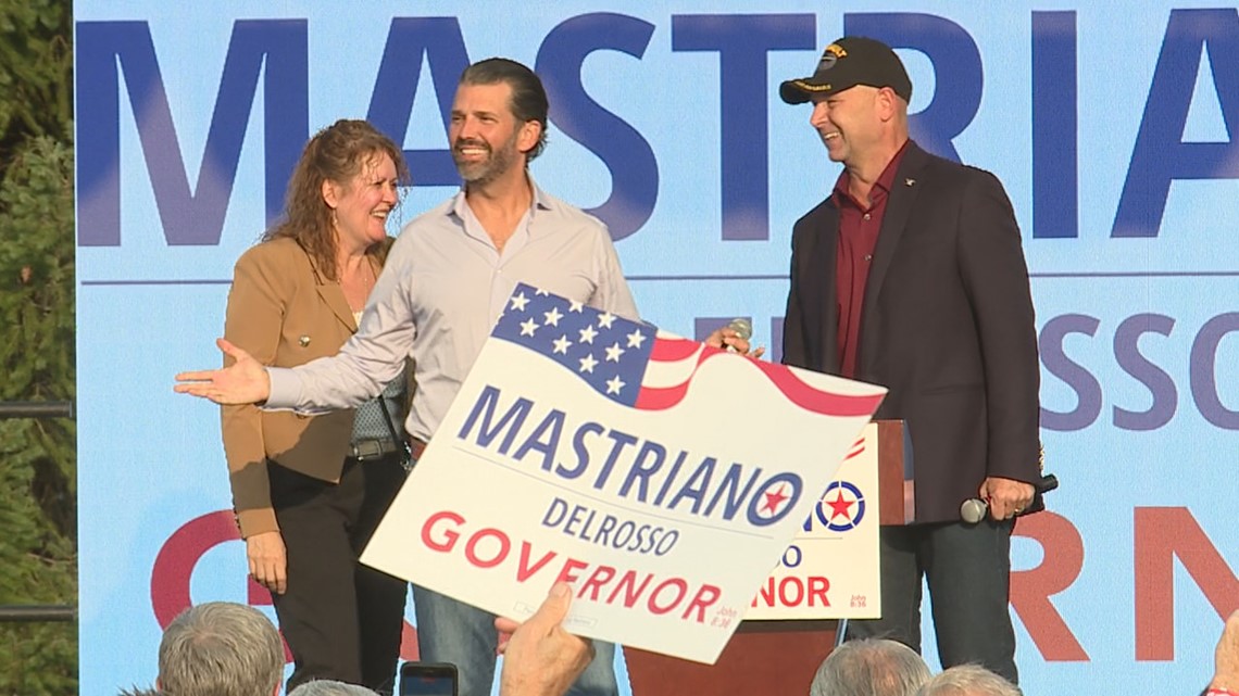 Sen. Mastriano hosts rally with keynote speaker Donald Trump Jr ...