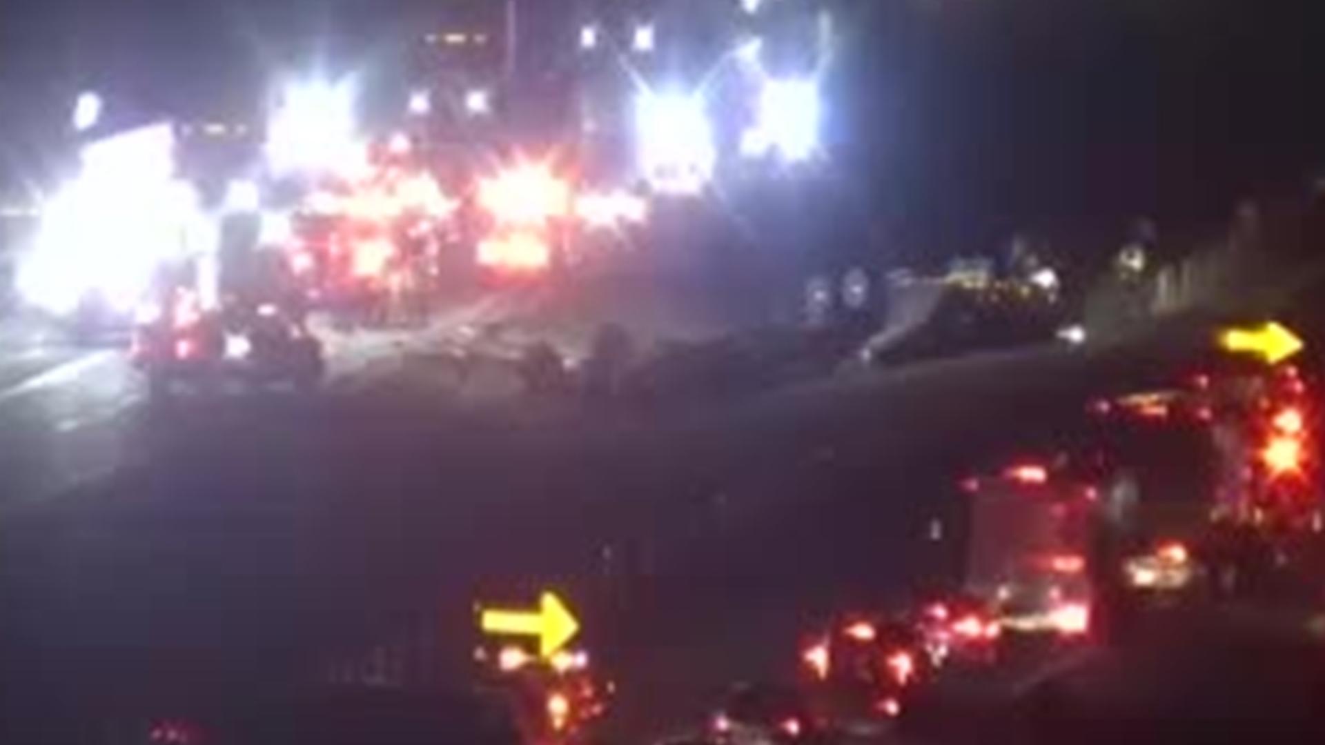 Second overturned tractor trailer shuts down portion of I-81 North ...