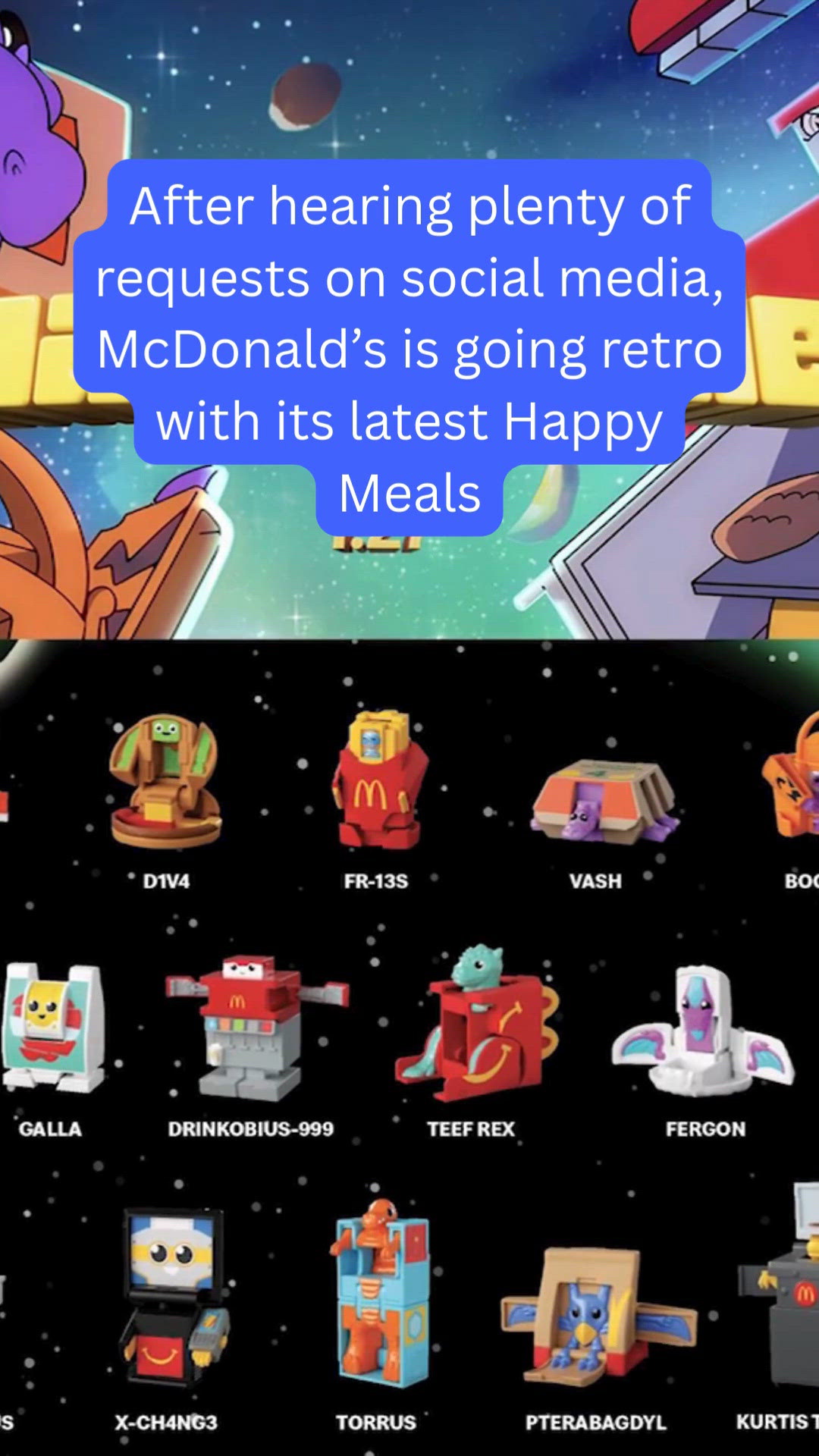 McDonald's is bringing back the "Changeables" Happy Meal from 1987 ...
