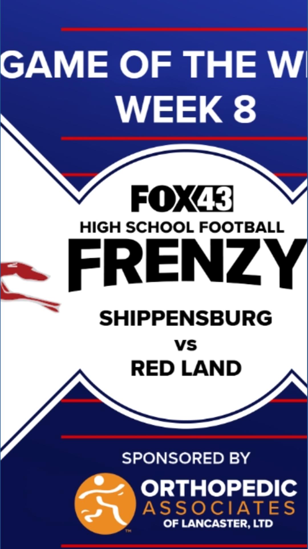 High School Football Frenzy Game of the Week: Shippensburg at Red Land ...