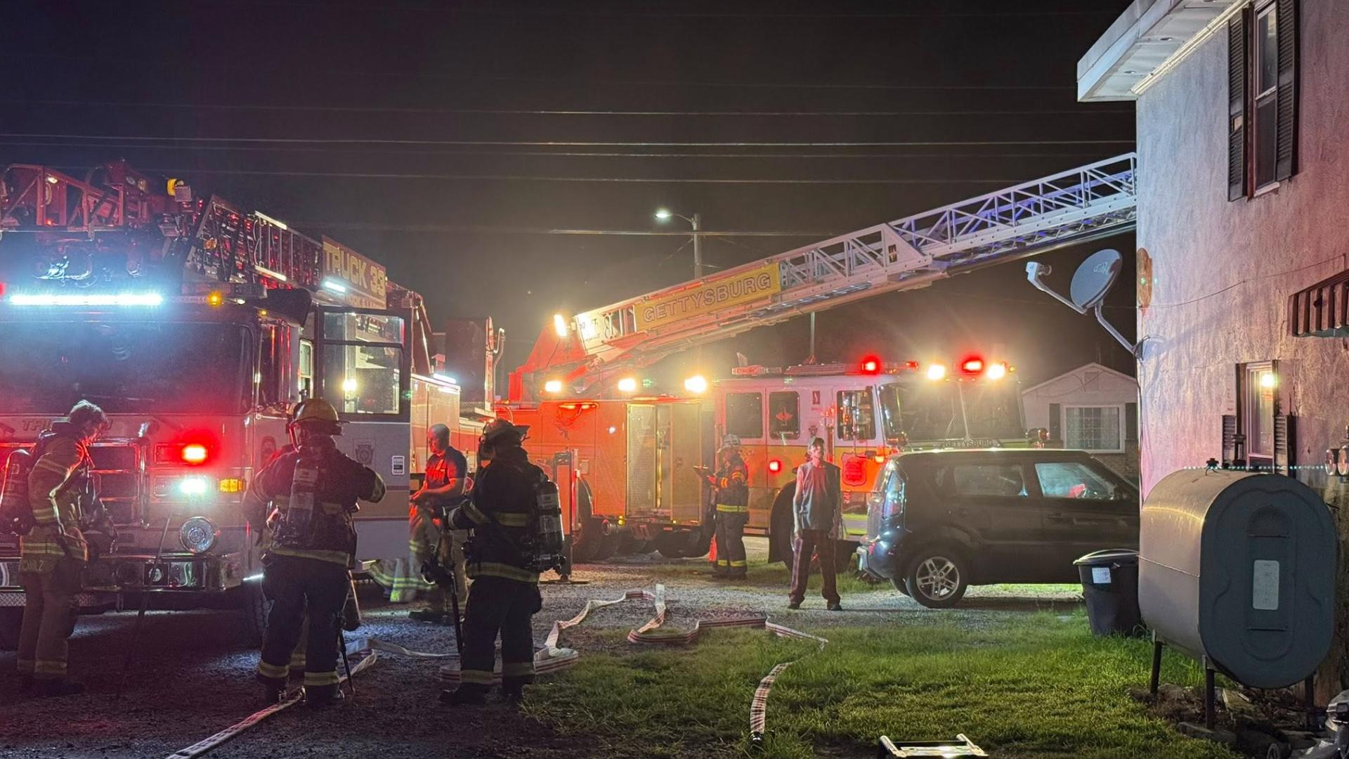 Apartment fire in Gettysburg hospitalizes one | fox43.com