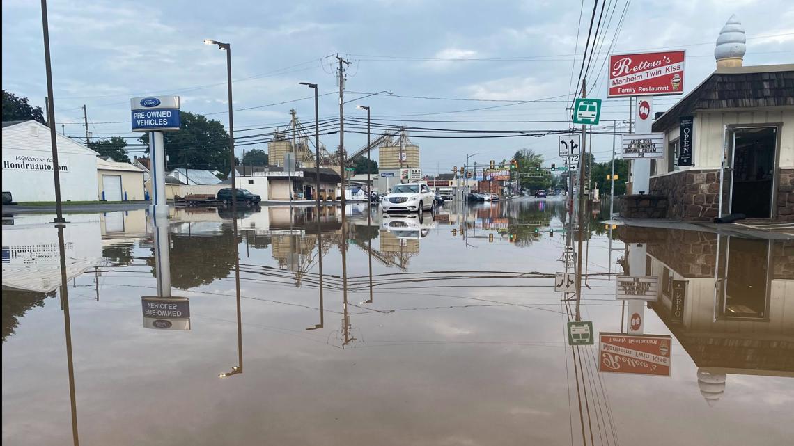'All of a sudden a big rush of water came' | FOX43 interviews man ...