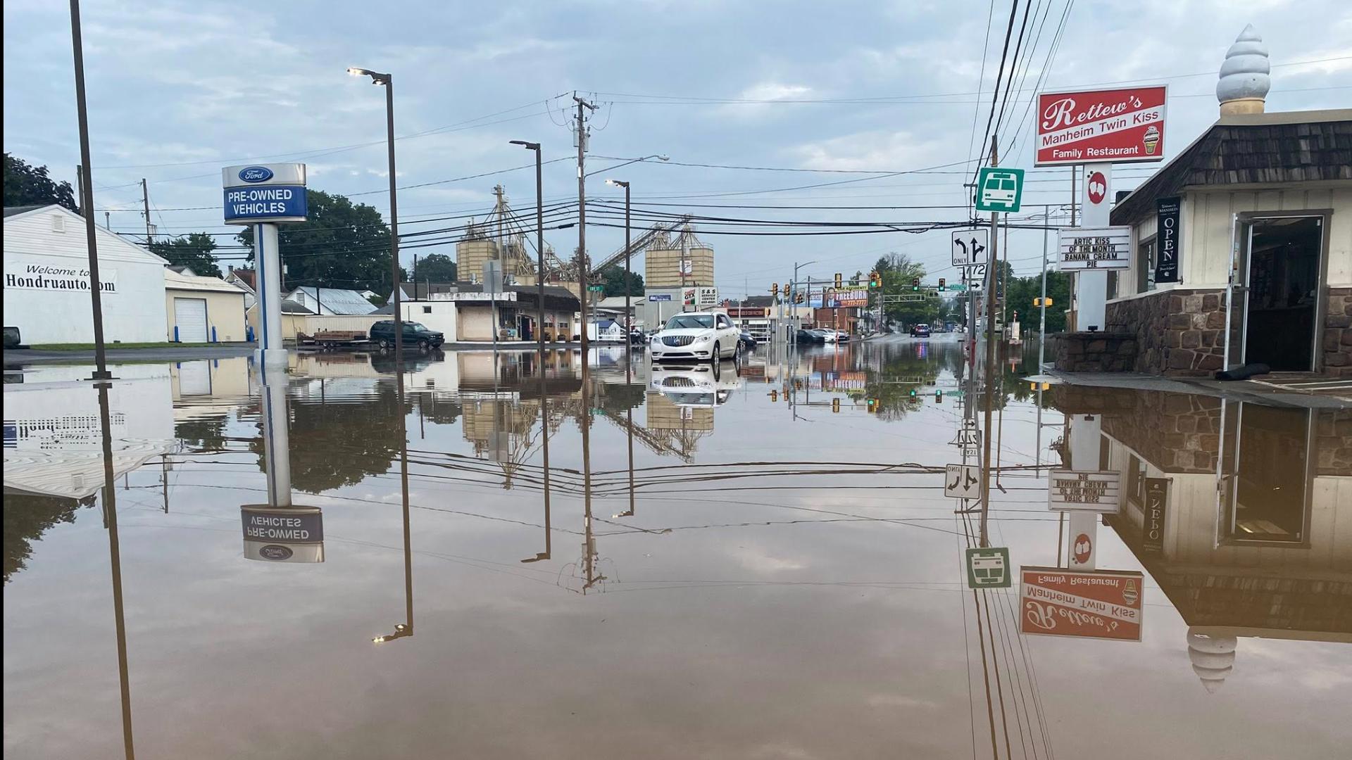 Several water rescues reported in Lancaster County from storm flooding ...