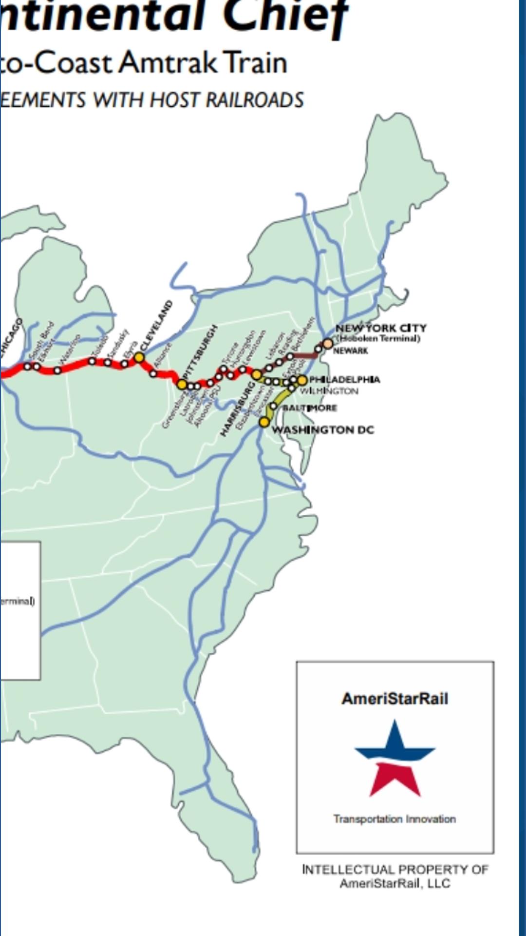 AmeriStarRail proposes new coast-to-coast train service | wqad.com