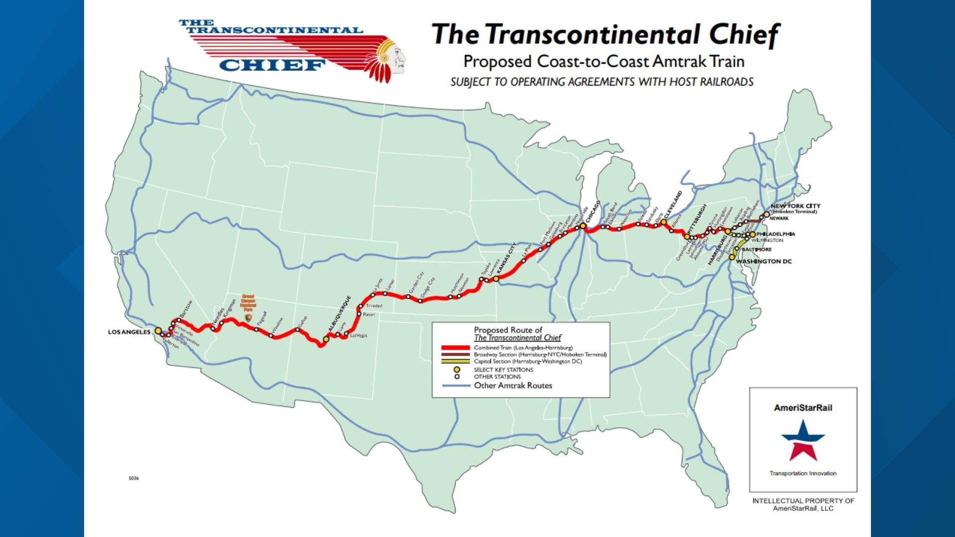 AmeriStarRail proposes new coast-to-coast train service | wnep.com