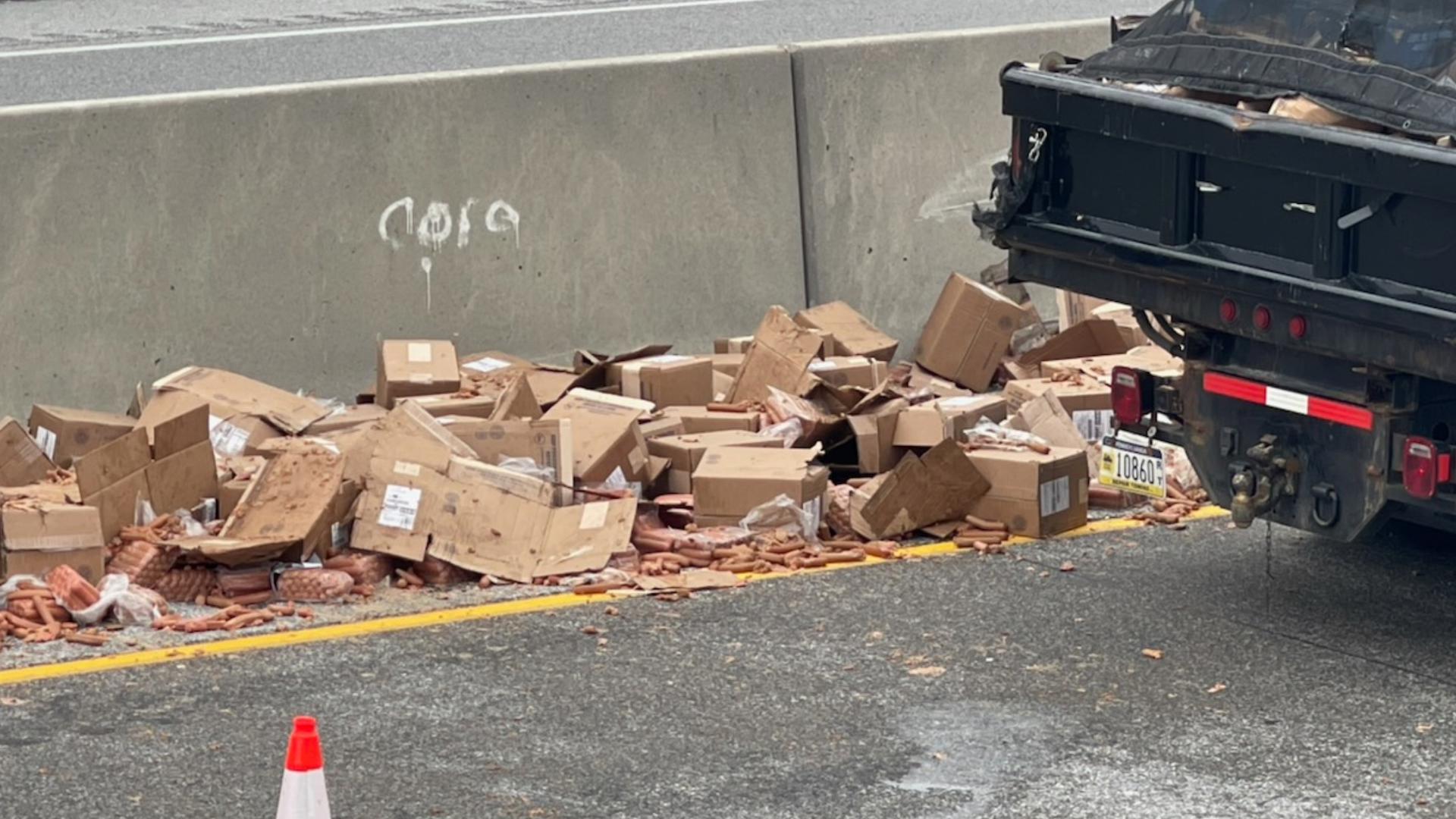 I-83 closed in both directions in York County after truck spills hot ...