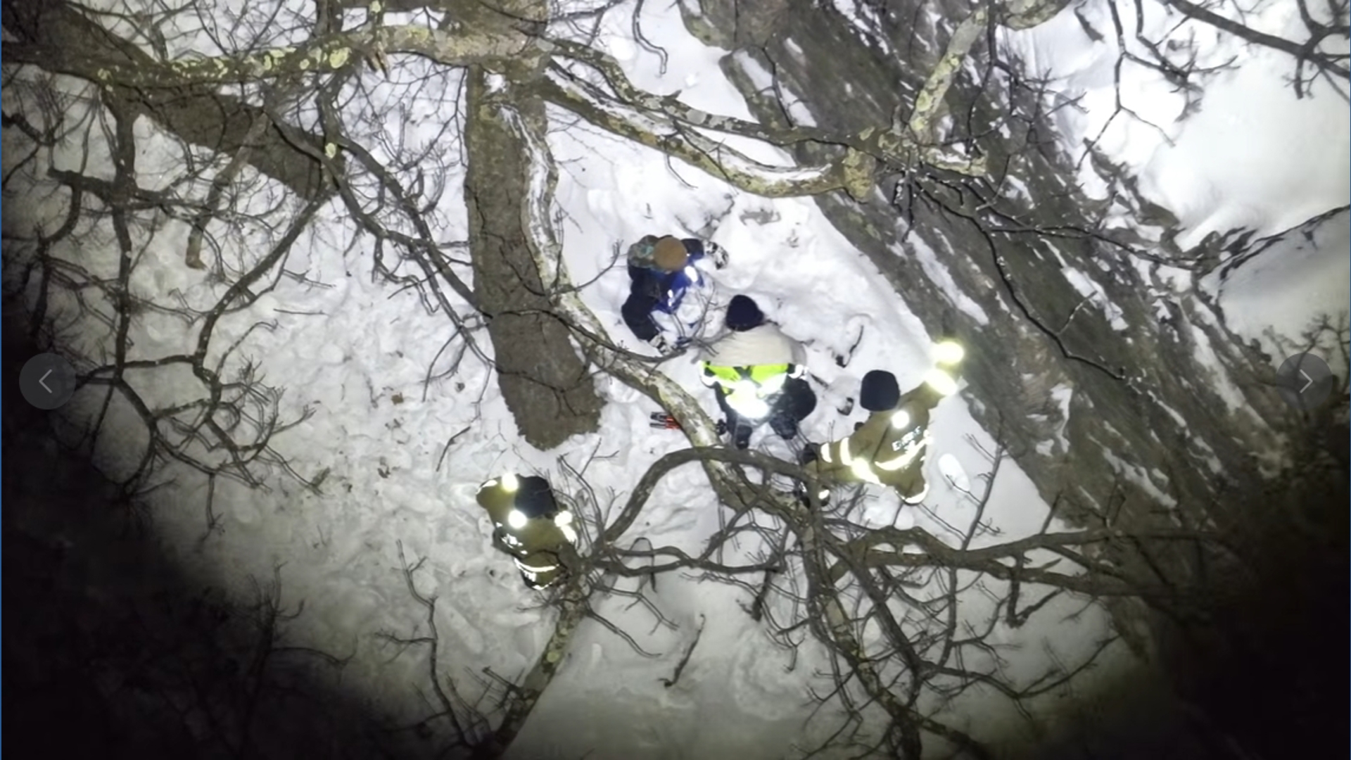 Drone footage shows dramatic rescue of hiker from Cumberland Co. trail ...