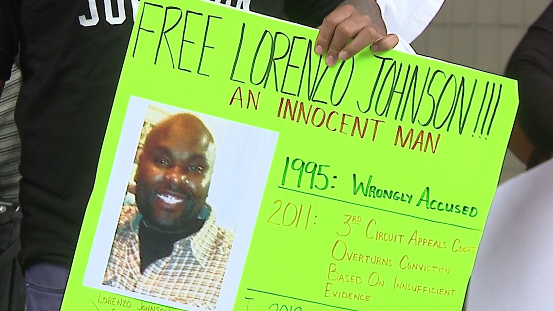 Supporters of Lorenzo Johnson call for his release from prison | fox43.com