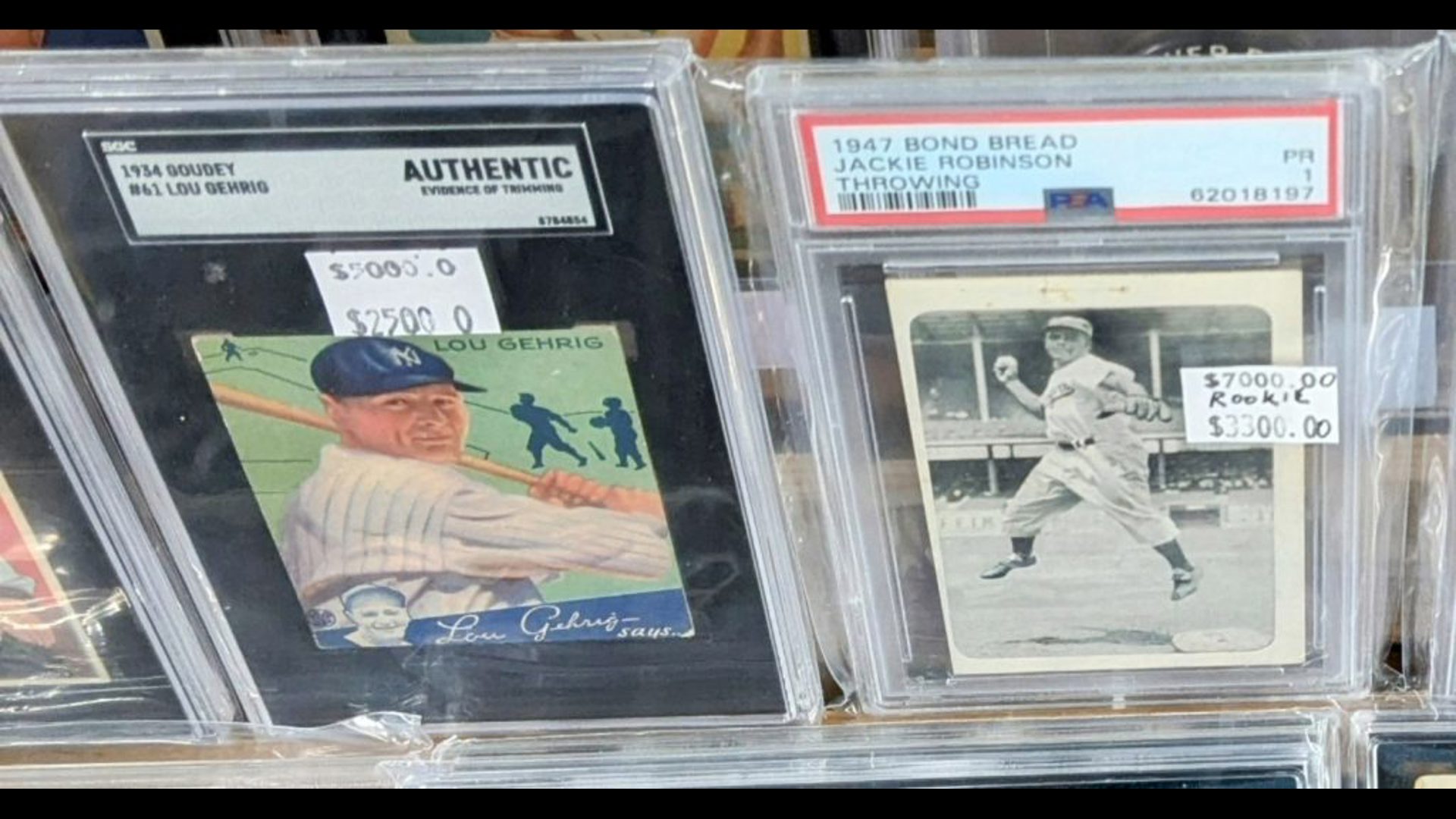 Over $10,000 worth of sports cards stolen in burglary | fox43.com