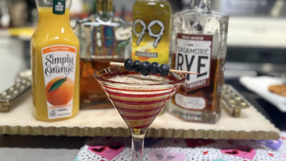 Olivia's makes a blueberry banana pancake cocktail to pair with their ...