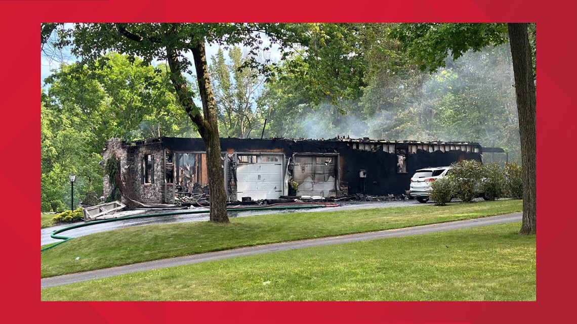 Lebanon Co. crews battle residential fire | fox43.com