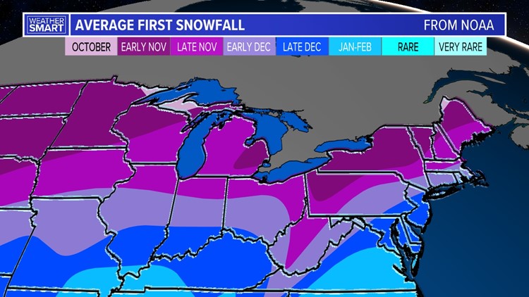 First snow of the season | Weather Rewind | fox43.com