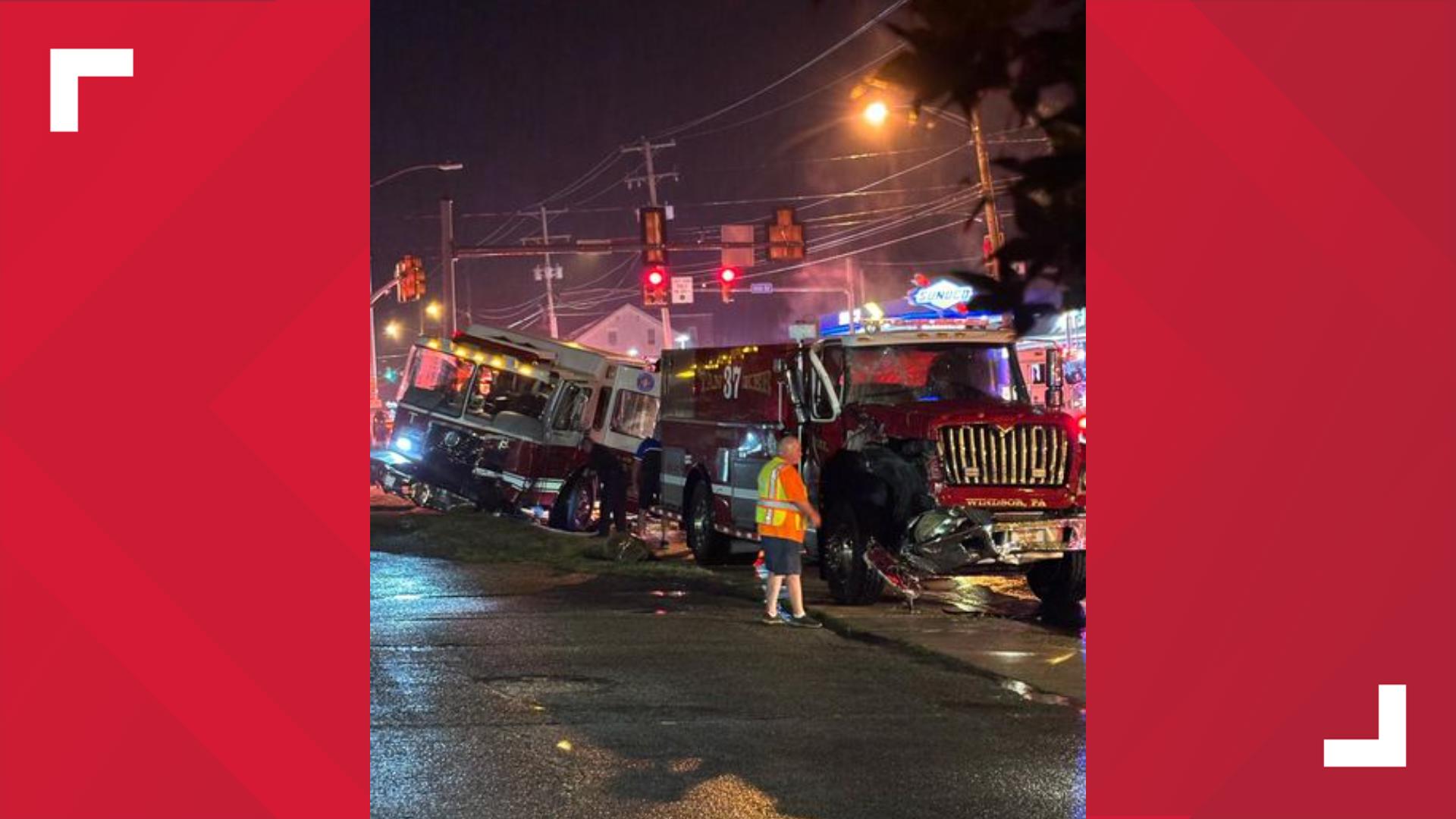 The latest on seven firefighters injured in tanker crash | fox43.com