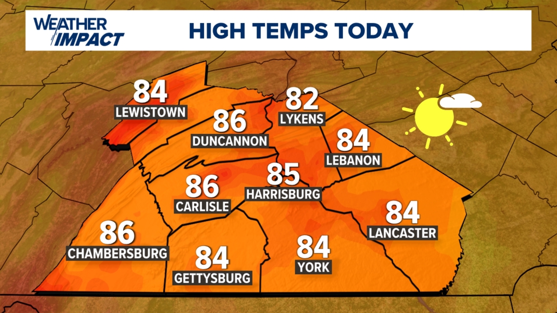 Warmer and more humid Tuesday with a return to the breeze, few storms ...