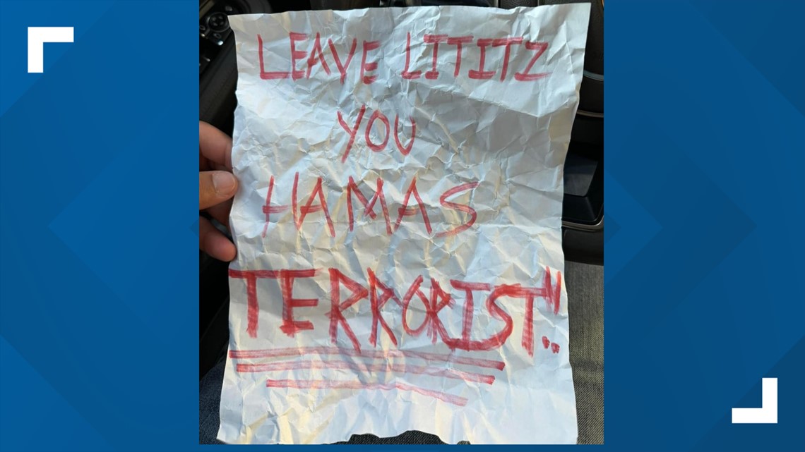 Lititz business owner receives anonymous hate letter related to Israel ...