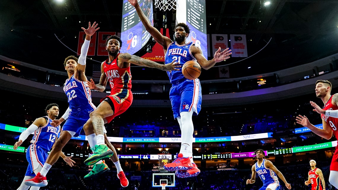 Embiid leads 76ers past short-handed Pelicans, 117-107 | fox43.com