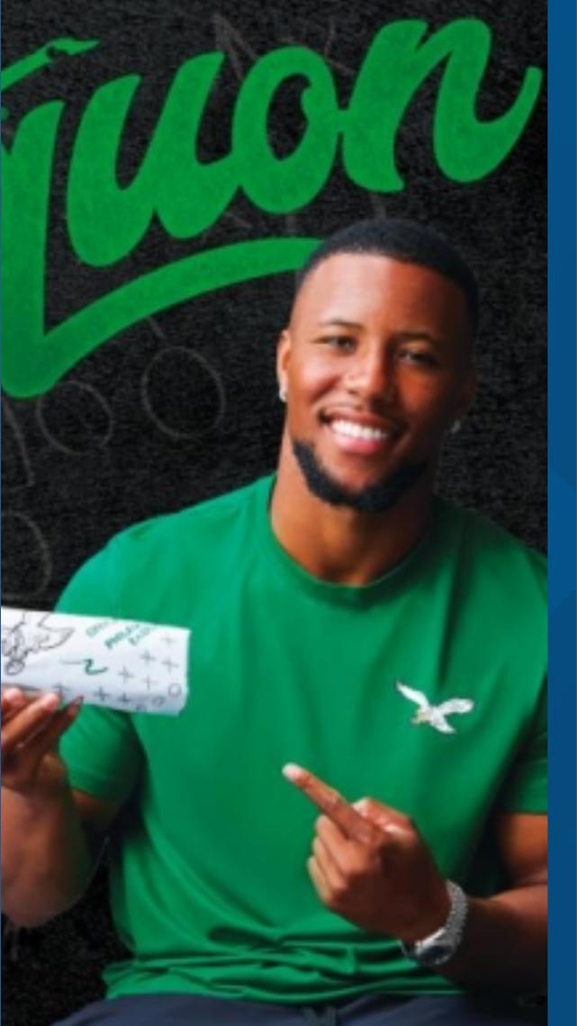 Eagles' signature play has an official sponsor: DUDE Wipes | fox43.com