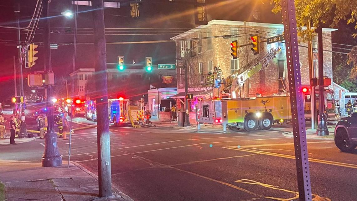 Overnight building fire reported in Gettysburg | fox43.com