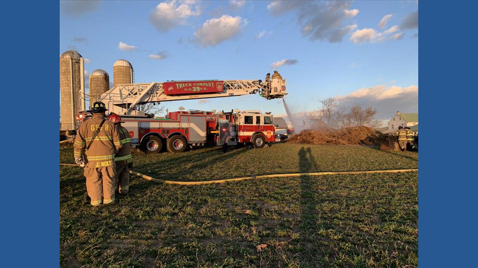 Officials respond to a 2-alarm fire in Lancaster County | fox43.com