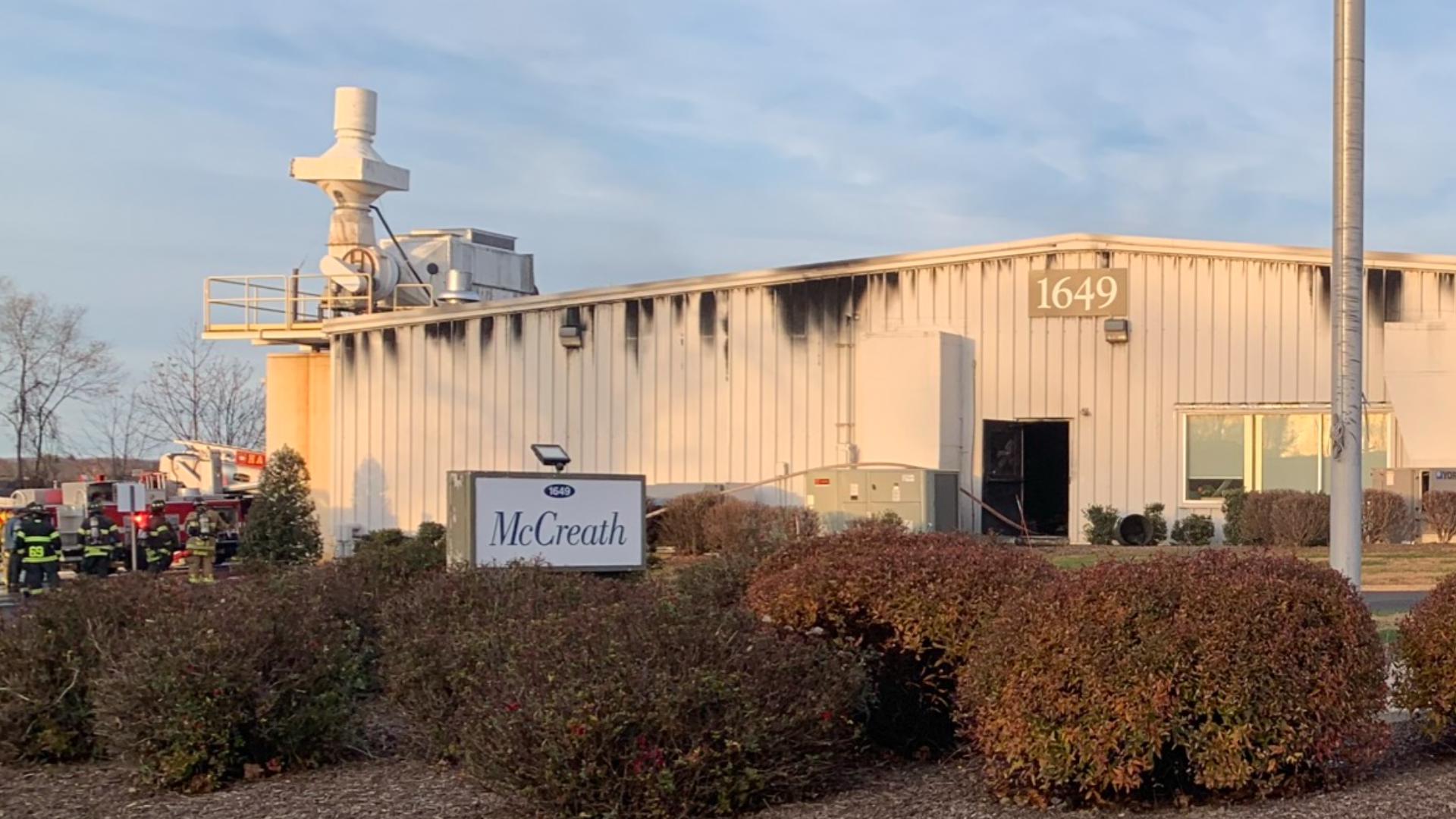 Crews respond to fire at Dauphin County materials lab | fox43.com