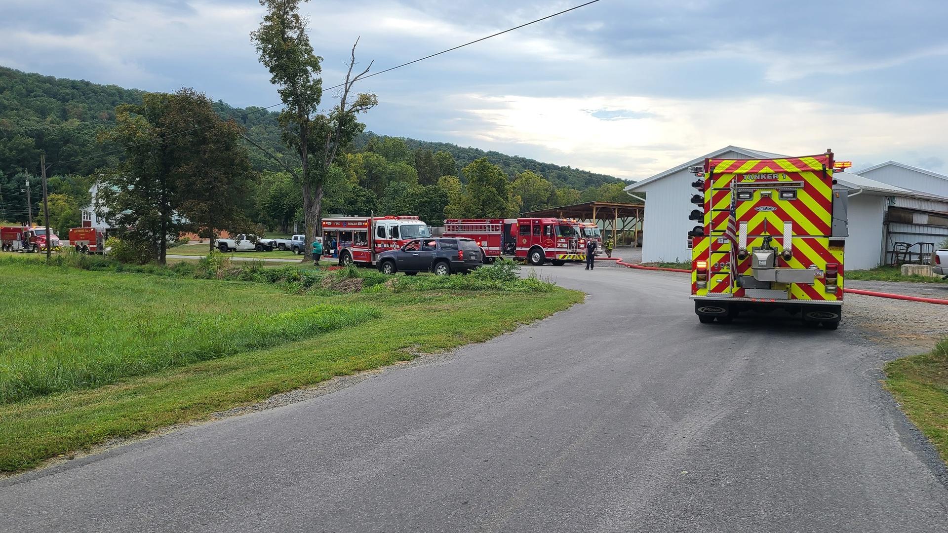 Perry County firefighters put out large pallet fire | fox43.com