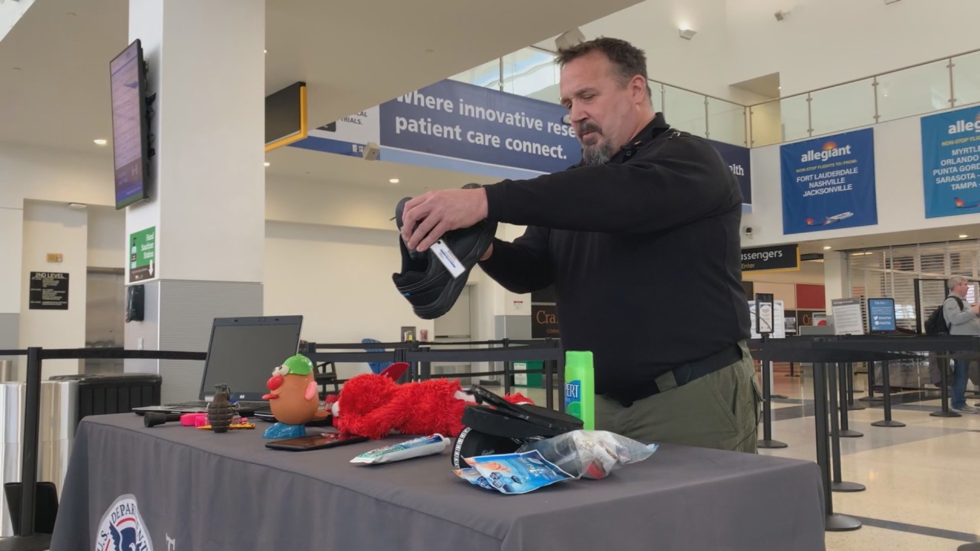 Security experts host a concealed explosives demonstration at ...