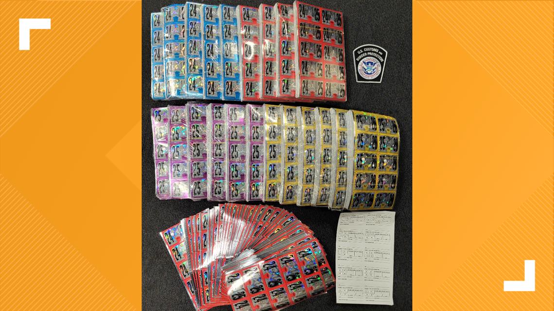 Customs seizes 20,000 fake Pennsylvania inspection stickers | wnep.com