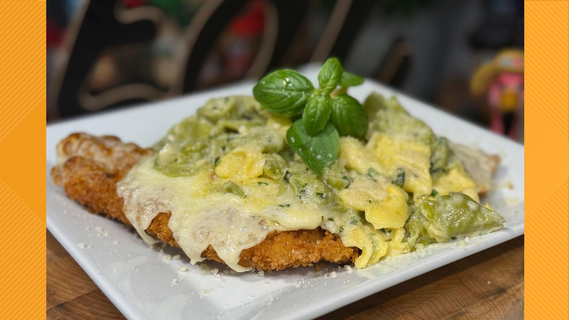 Olivia's makes a crispy chicken cutlet with pesto tortellini | fox43.com