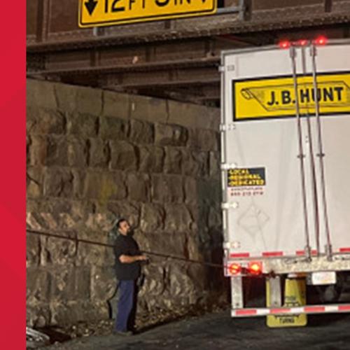 York County road reopens after tractor-trailer gets stuck under bridge ...