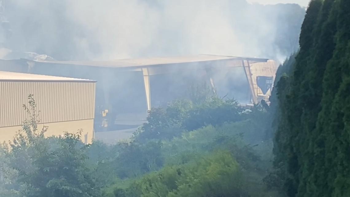 Weaber Lumber in Lebanon still smoldering after dramatic overnight fire ...
