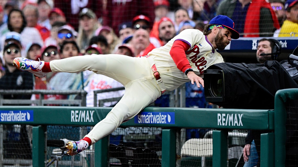 Phillies slugger Bryce Harper takes a day off for rest, not for his ...