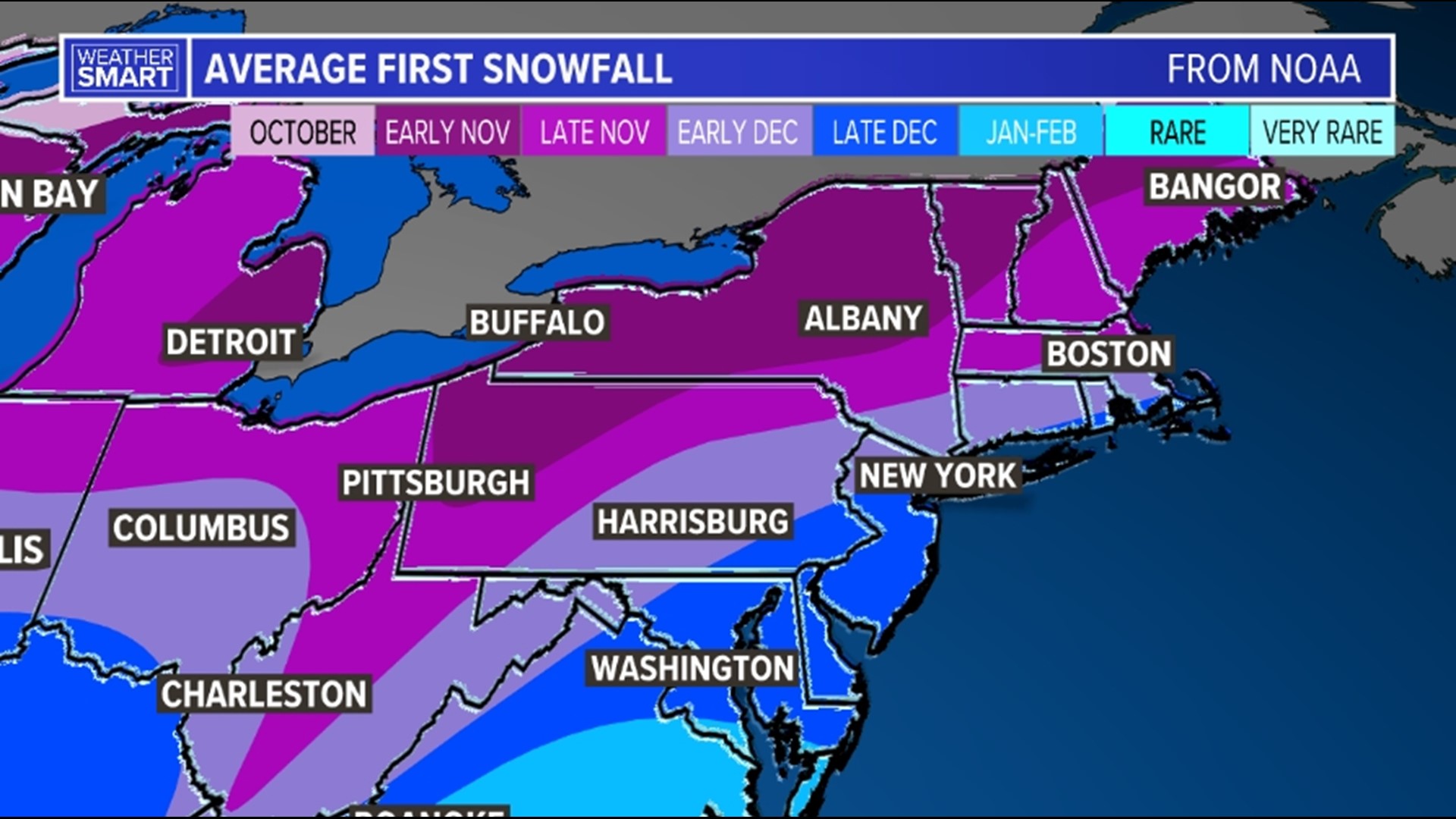 When can Pa. expect to see snow, and how much? | fox43.com
