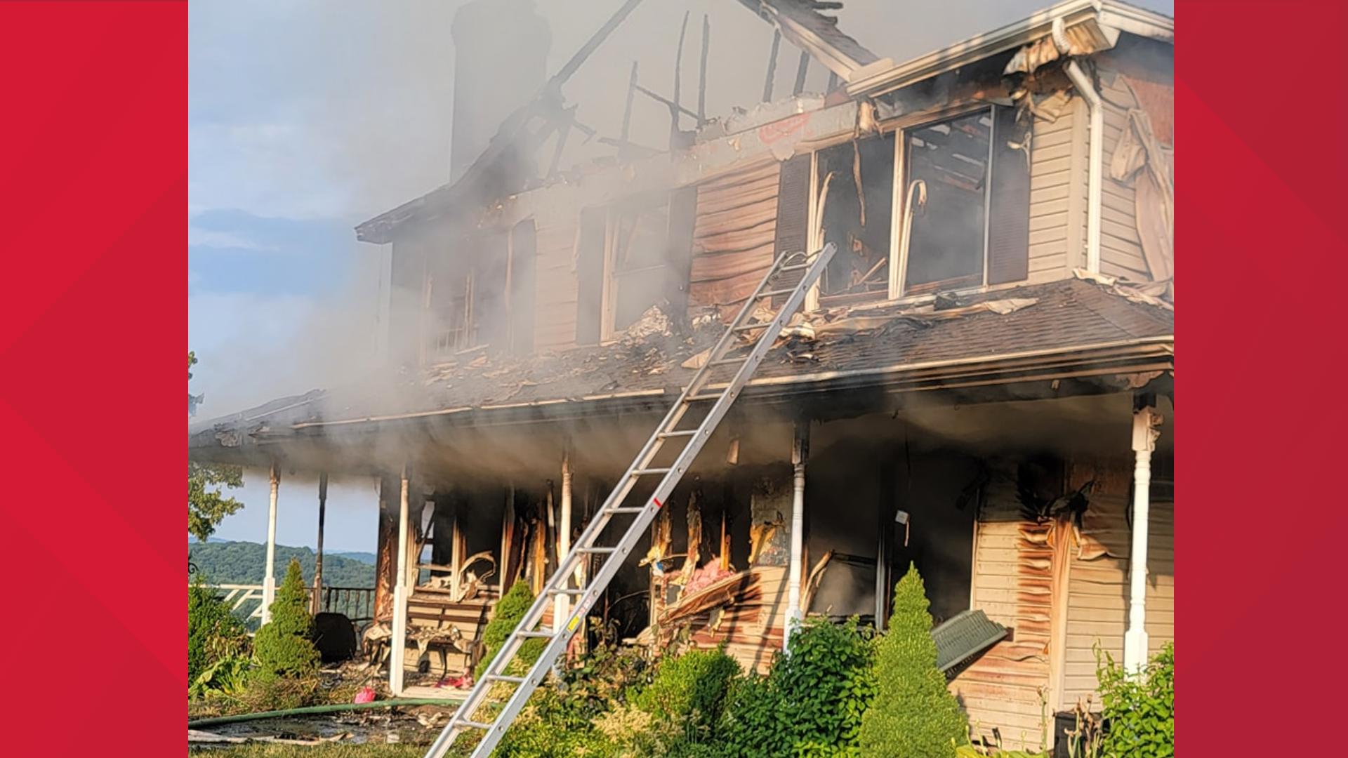 Perry County fire guts house | fox43.com