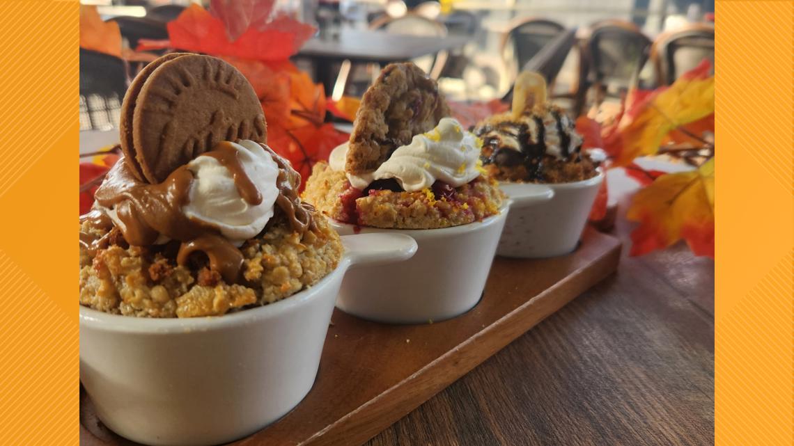 The Hershey Pantry makes their 'Nice List Mimosa Flight' in the FOX43 ...