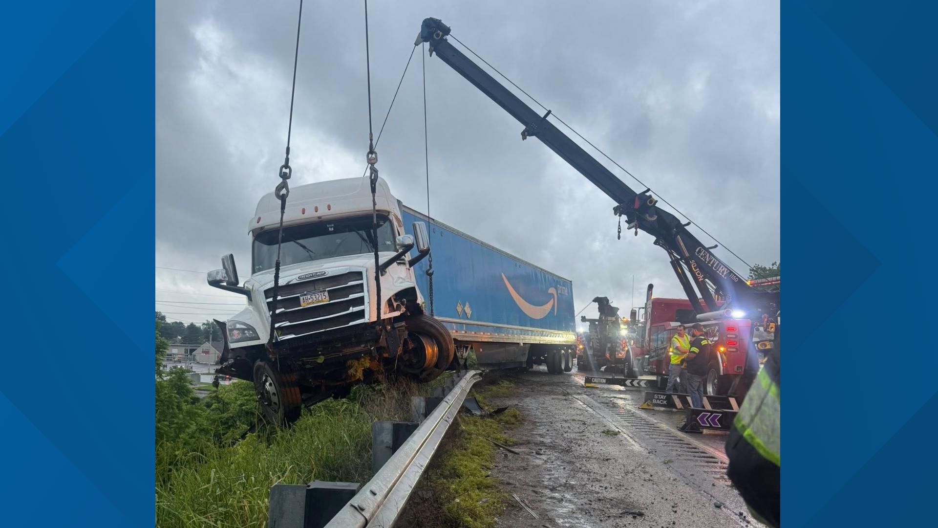 I-83 northbound reopens after York County truck crash | fox43.com