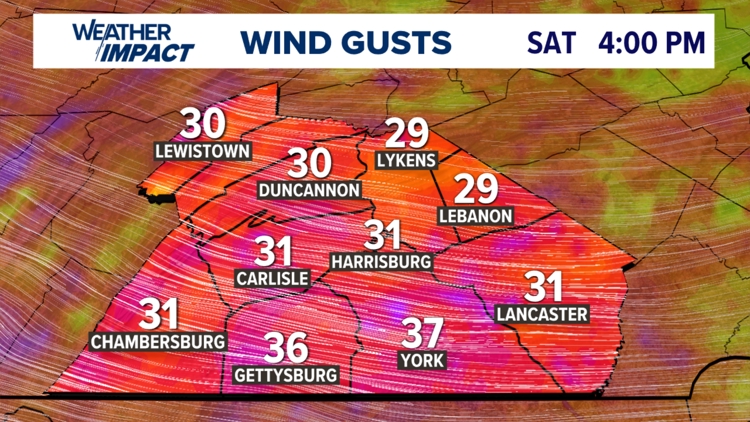 Weather Conditions for Harrisburg, York, Lancaster, Lebanon ...