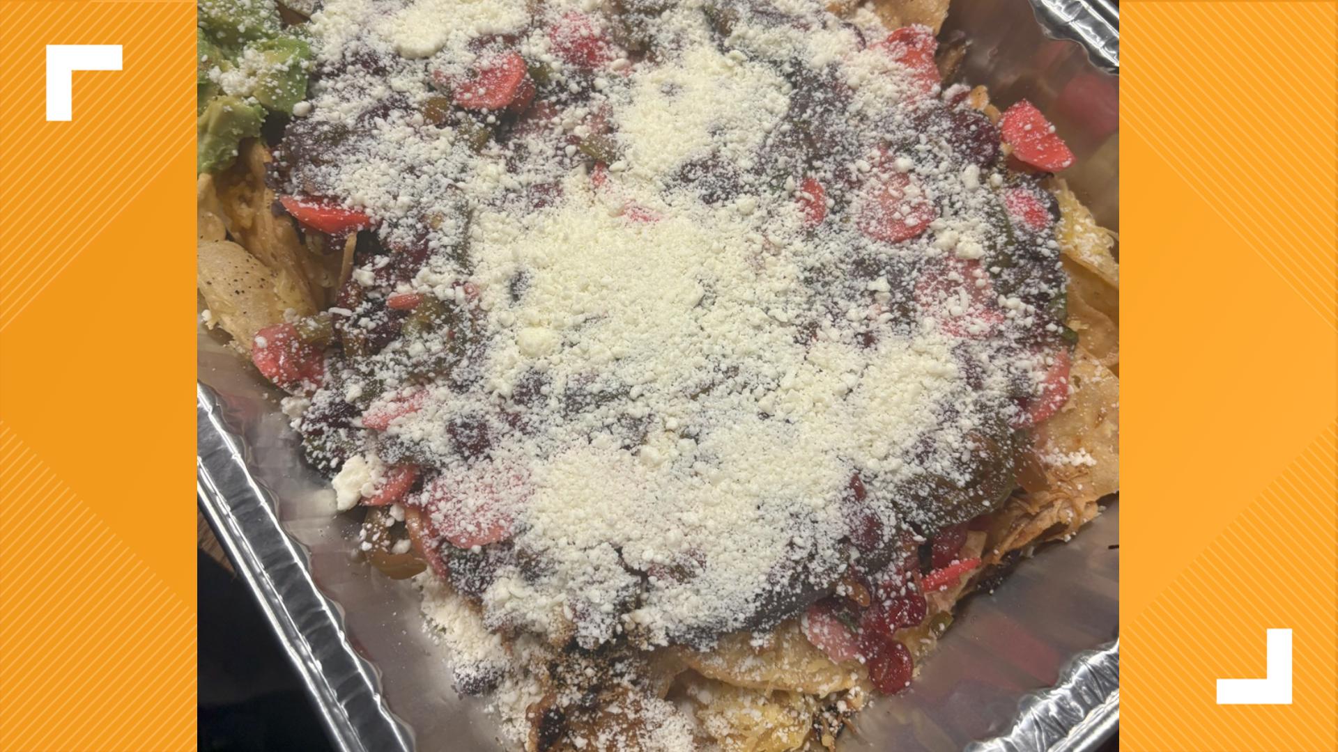Chellas Arepa Kitchen makes nacho trays in the FOX43 kitchen | fox43.com
