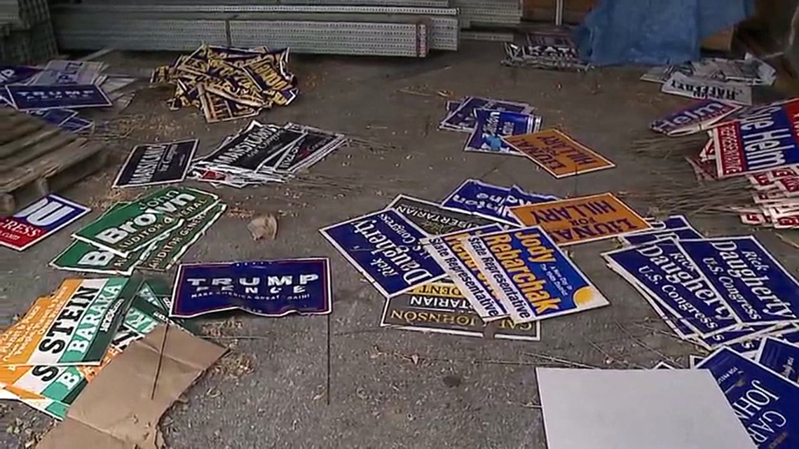 PennDOT removes hundreds of campaign signs | fox43.com