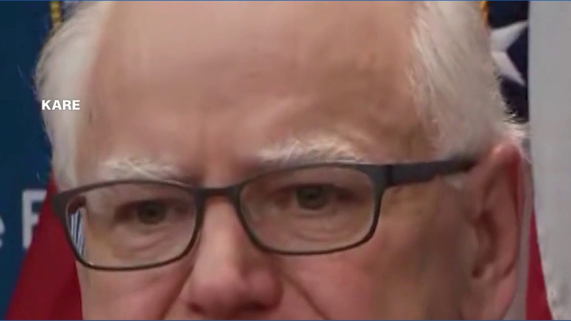 Minnesota Gov. Tim Walz reacts after FBI blocks state from ...