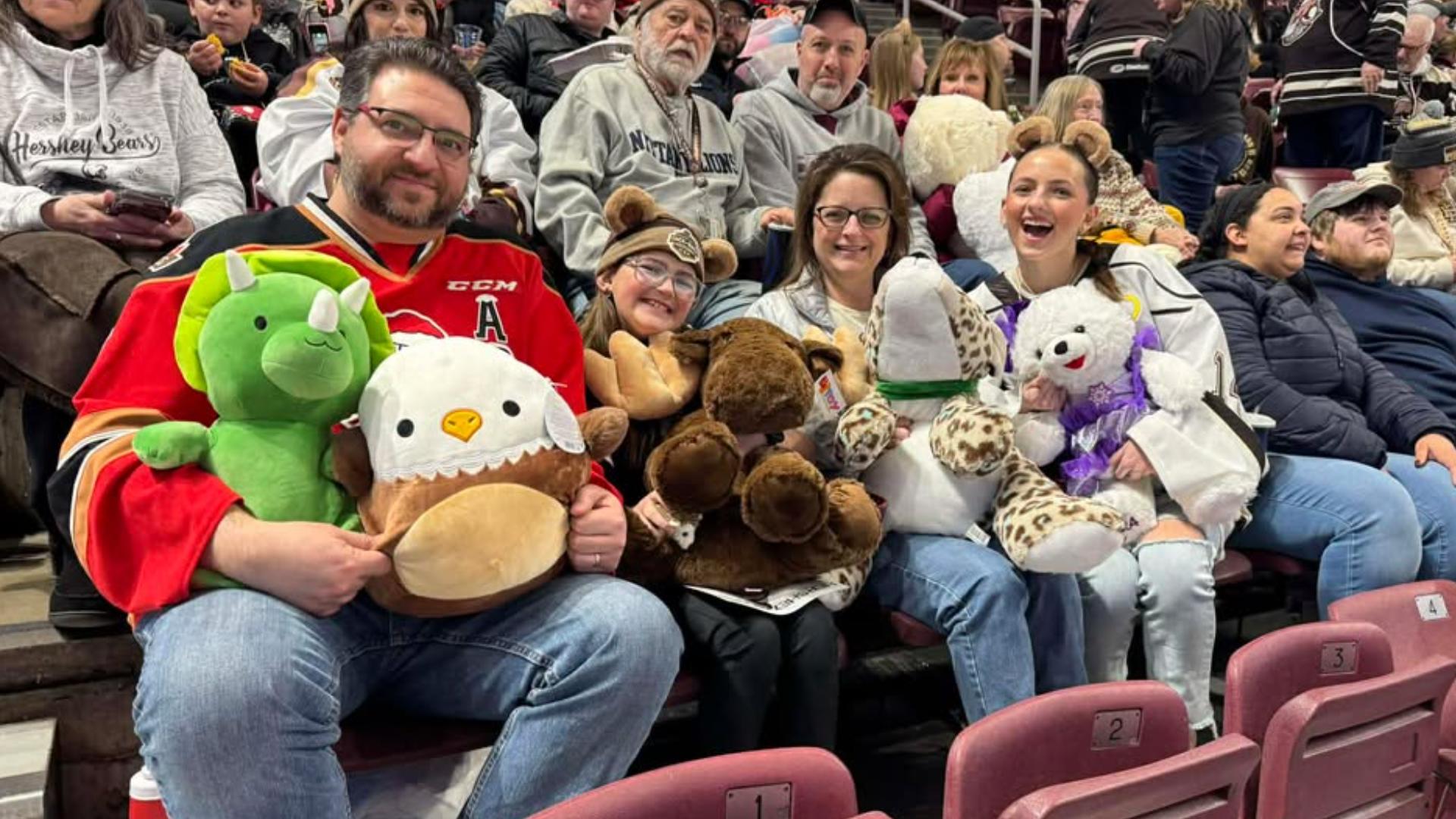 Gabby's Acts of Kindness helps fuel Hershey Bears' Teddy Bear Toss ...