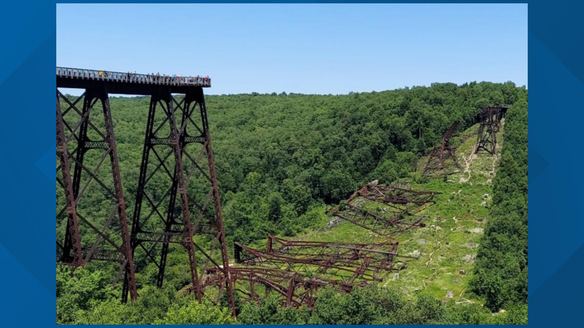 Kinzua Bridge State Park will re-open skywalk for fall foliage viewing ...