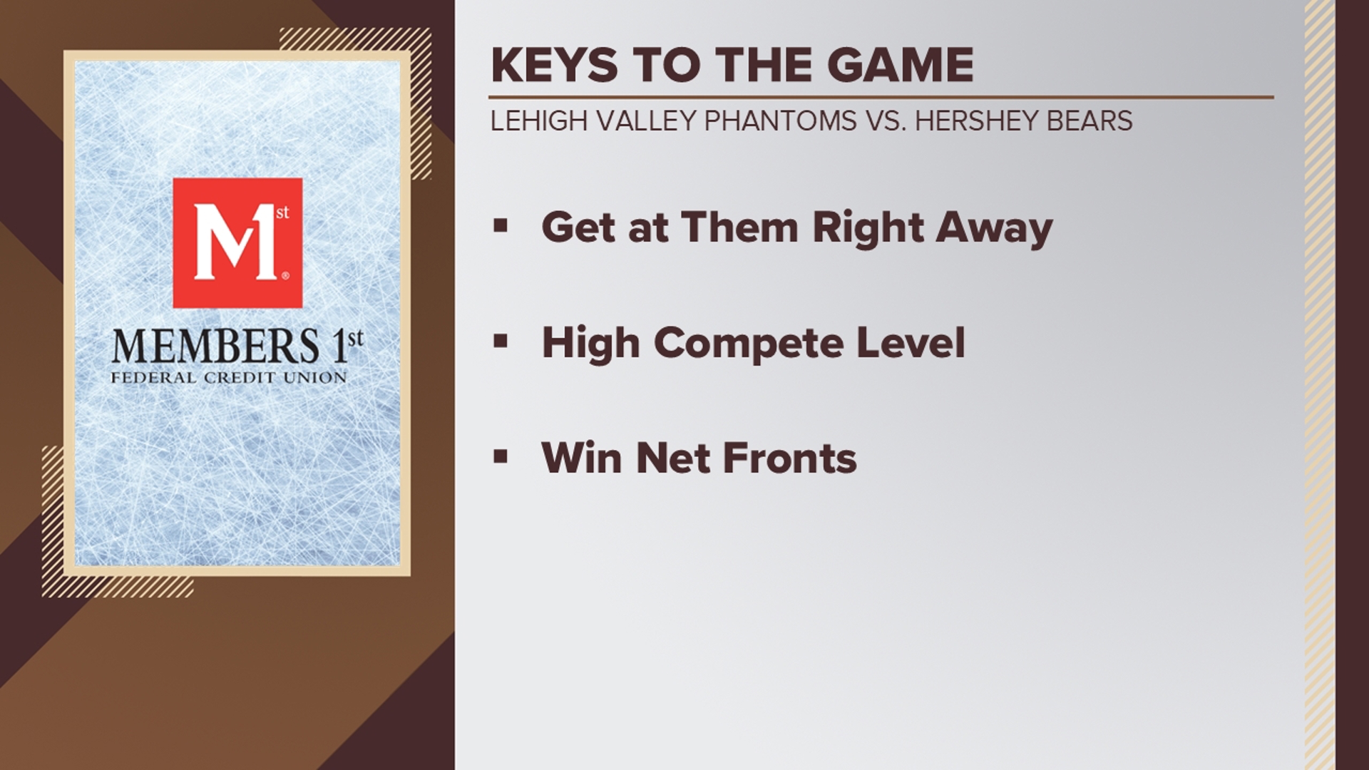 Hershey opens home back-to-back with Lehigh Valley | fox43.com