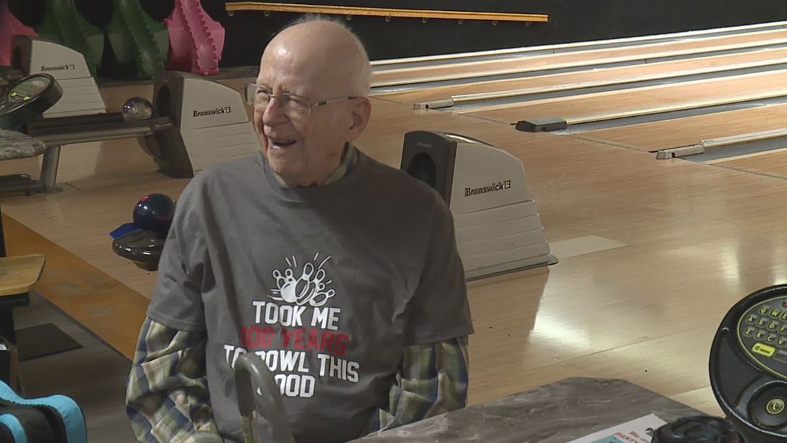 Ben Brehm celebrates 100 years with bowling league friends | fox43.com