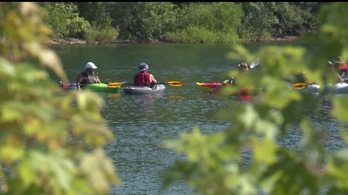 Two local organizations teach the visually impaired how to kayak ...